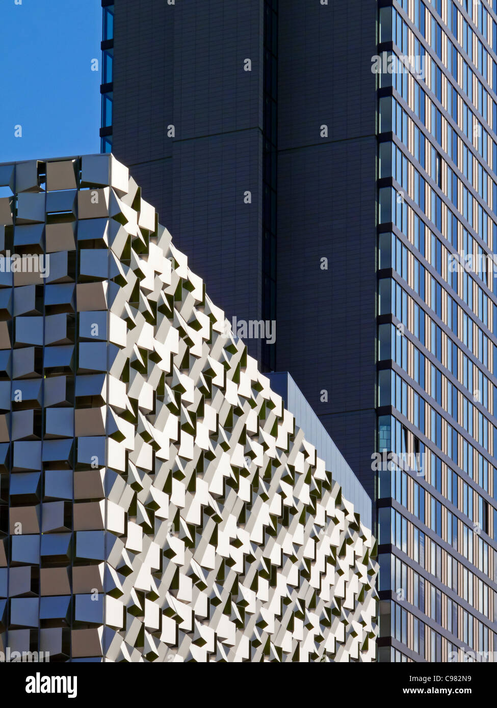 Modern architecture in Sheffield city centre South Yorkshire England UK ...