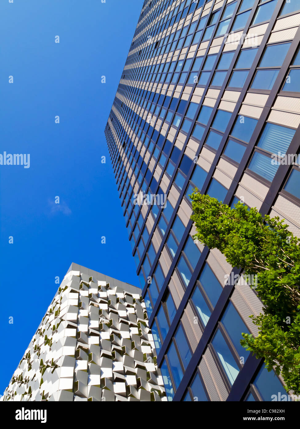 Modern architecture in Sheffield city centre South Yorkshire England UK ...