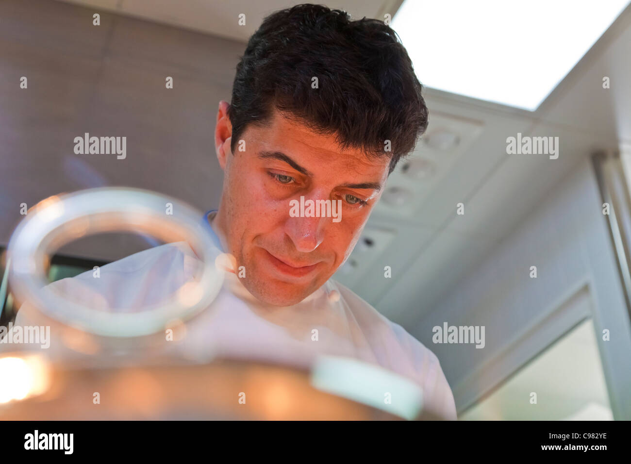 Portrait of the Chef, yannick Franques, focused., CHATEAU SAINT-MARTIN ...