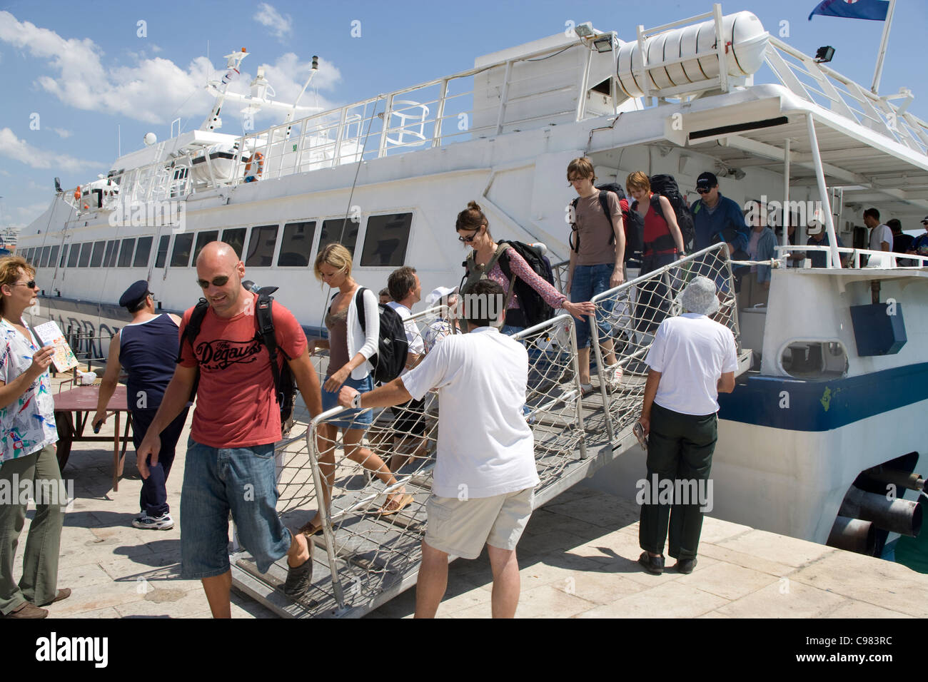 Disembark ship hi-res stock photography and images - Alamy