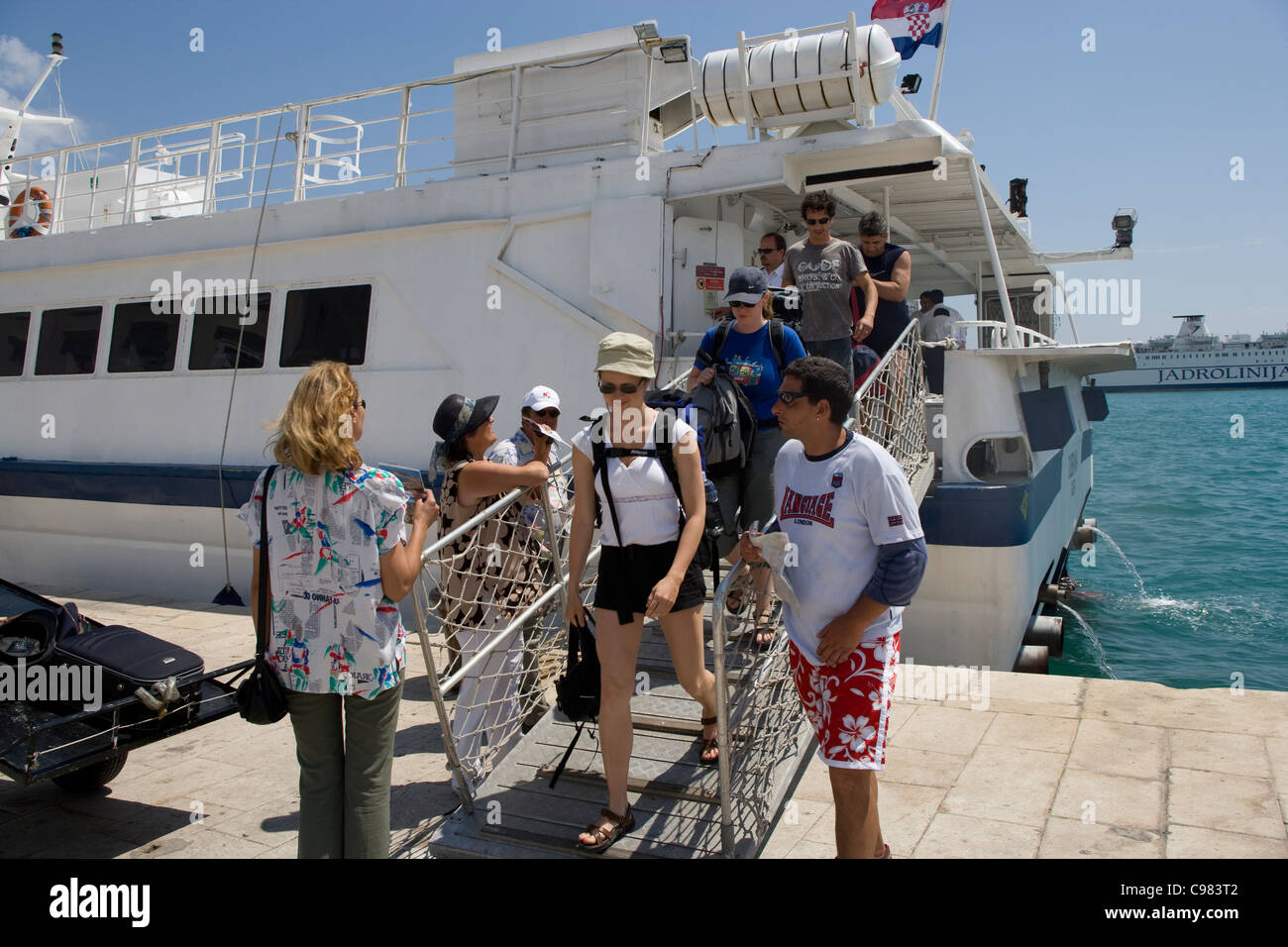 Disembark ship hi-res stock photography and images - Alamy