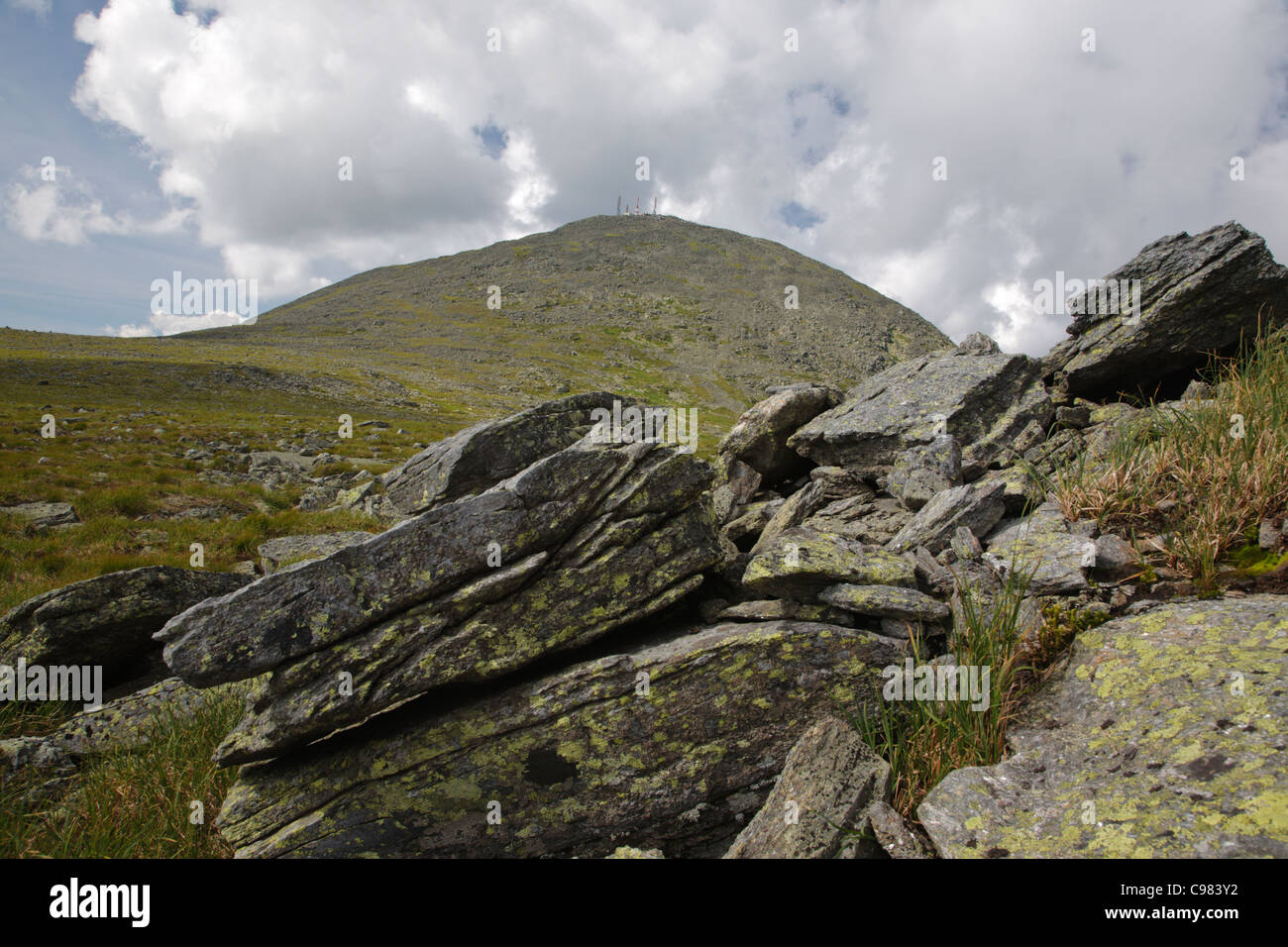 Mount Washington from Davis Path in the White Mountains, New Hampshire ...