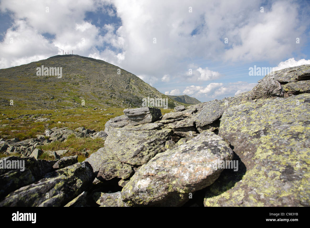 Mount Washington from Davis Path in the White Mountains, New Hampshire ...
