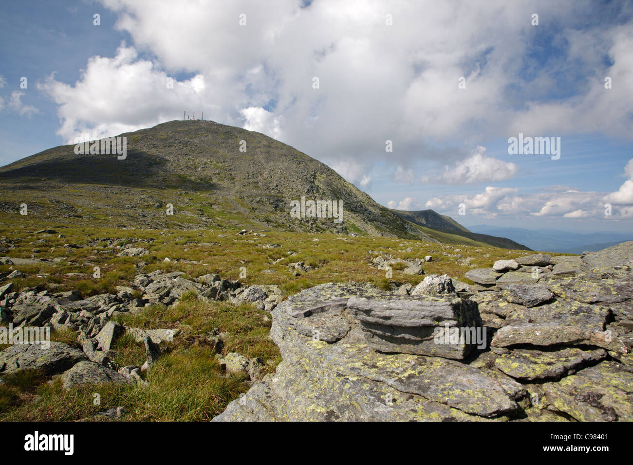 Mount Washington from Davis Path in the White Mountains, New Hampshire ...