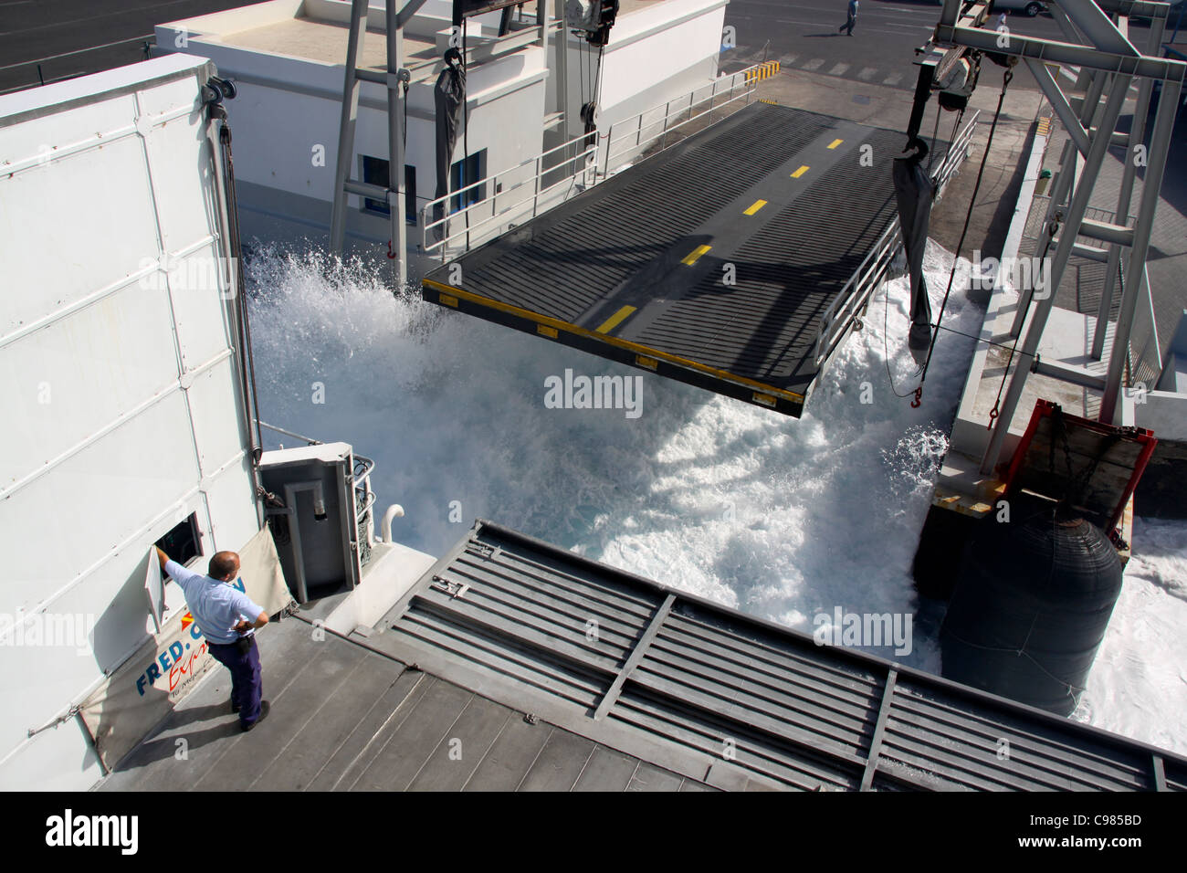 Car ferry ramp hi-res stock photography and images - Alamy