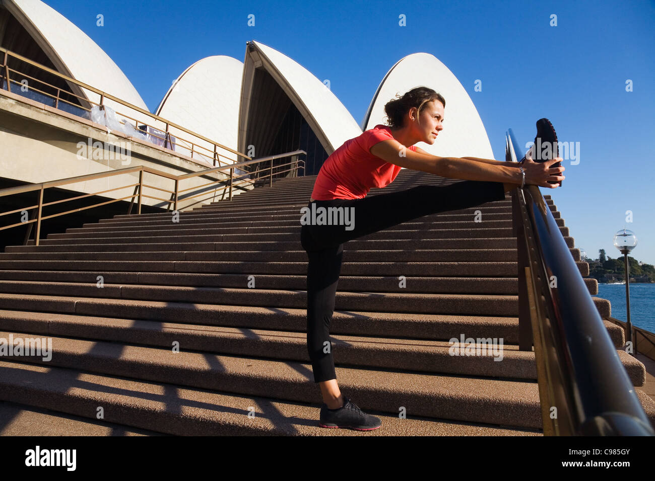 Sydney opera house steps hi-res stock photography and images - Alamy