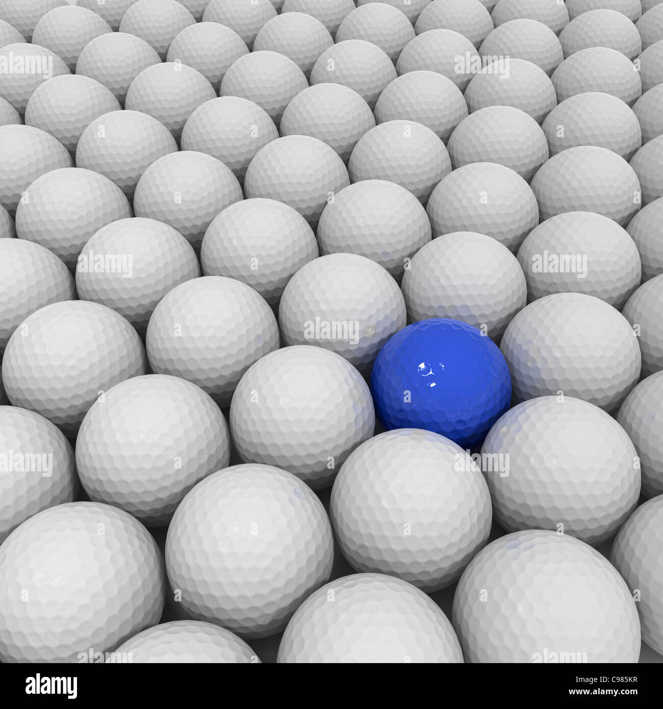 Many golfballs forming a background Stock Photo - Alamy