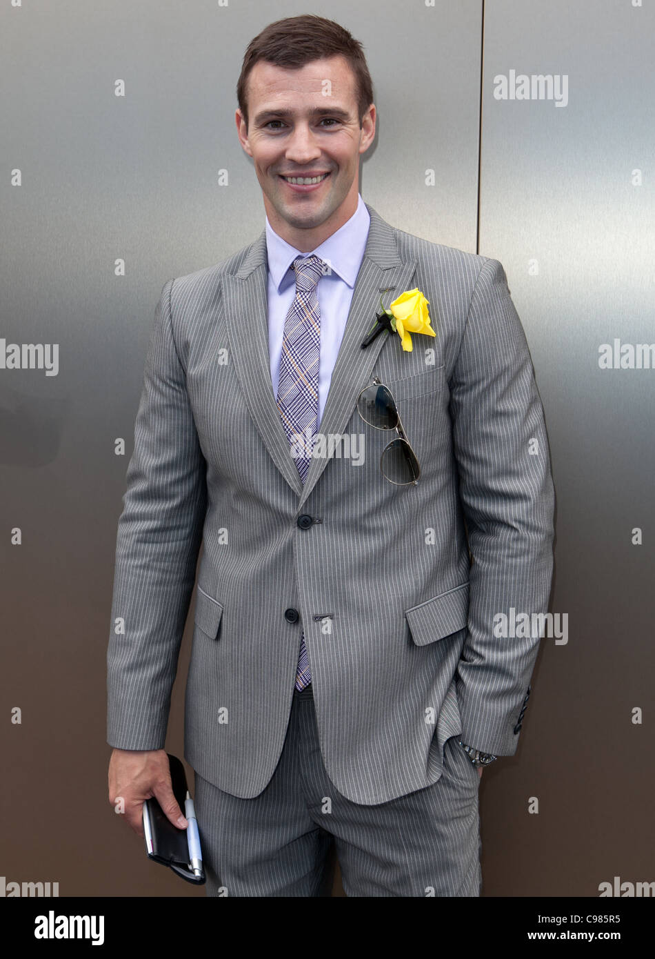 Kris Smith at the Melbourne Cup, November 1, 2011 Stock Photo - Alamy