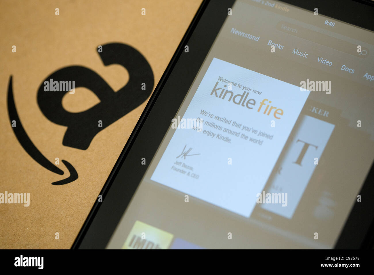 Amazon fire tablet hi-res stock photography and images - Alamy