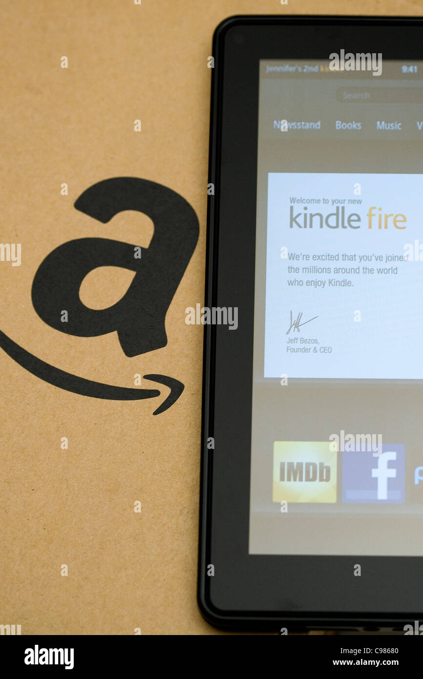 Amazon fire tablet hi-res stock photography and images - Alamy