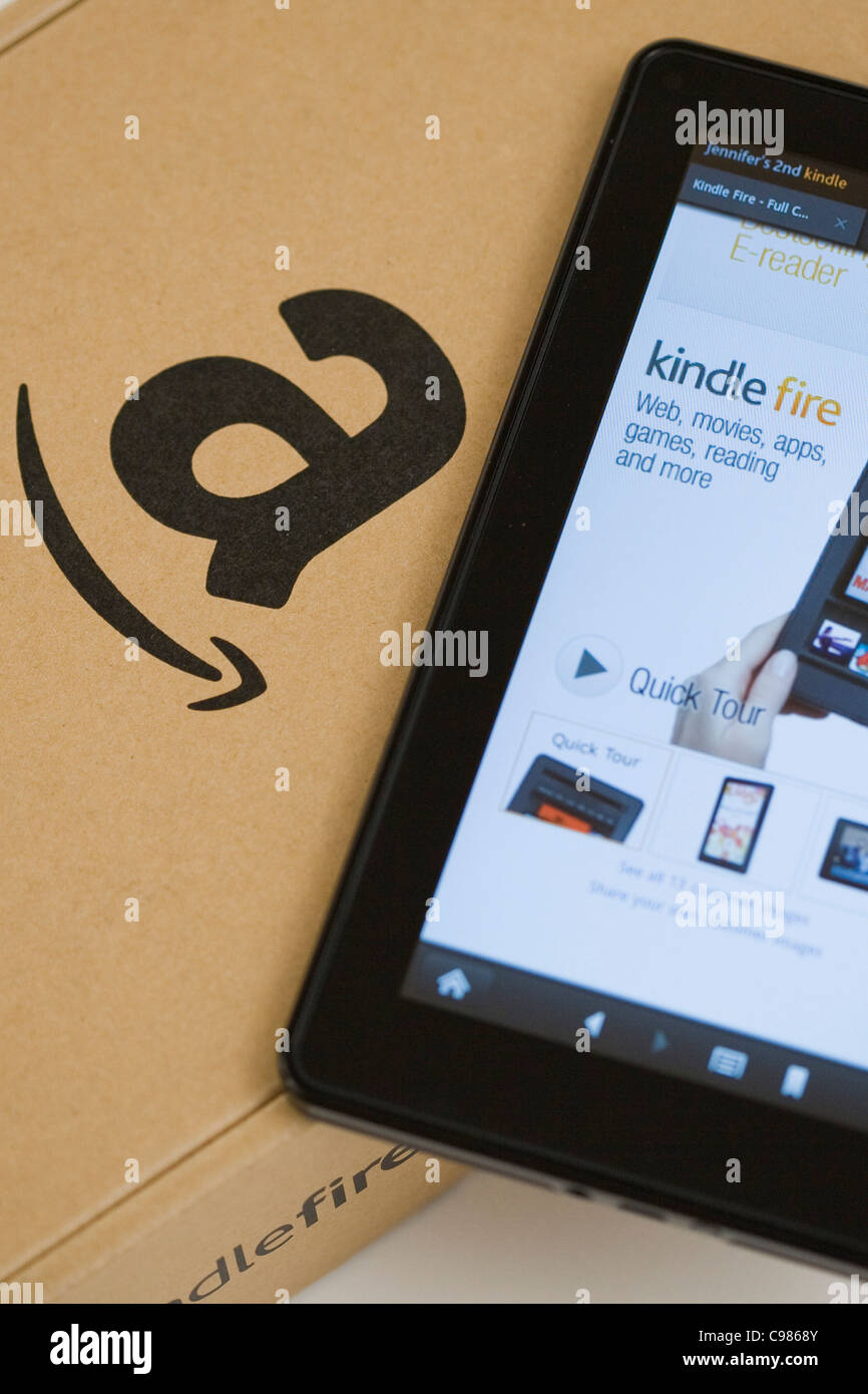 Amazon fire tablet hi-res stock photography and images - Alamy
