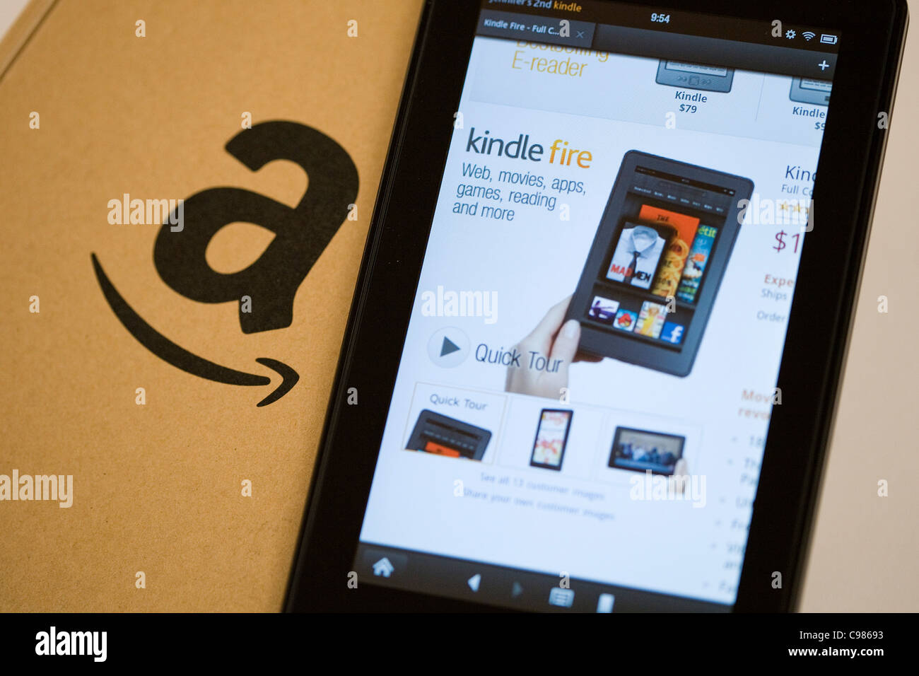 Amazon fire tablet hi-res stock photography and images - Alamy