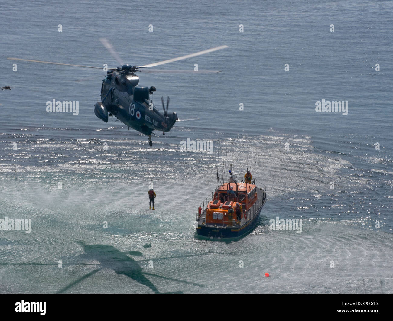 Sea King Rescue Helicopter Stock Photos & Sea King Rescue Helicopter ...