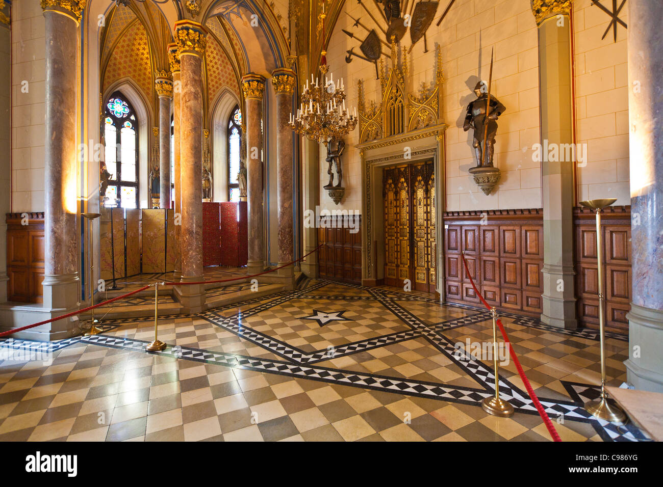 Neuschwanstein interior hi-res stock photography and images - Alamy