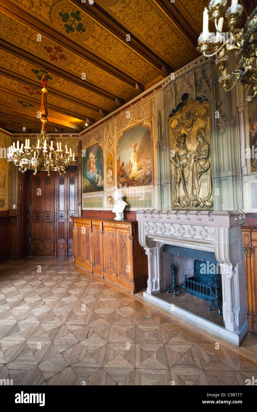 Neuschwanstein castle interior hi-res stock photography and images - Alamy