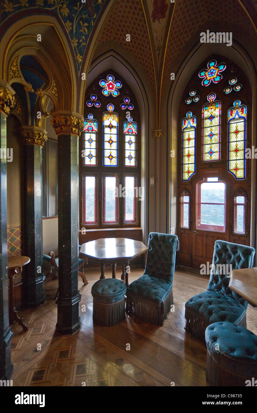 Germany neuschwanstein castle interior hi-res stock photography and ...