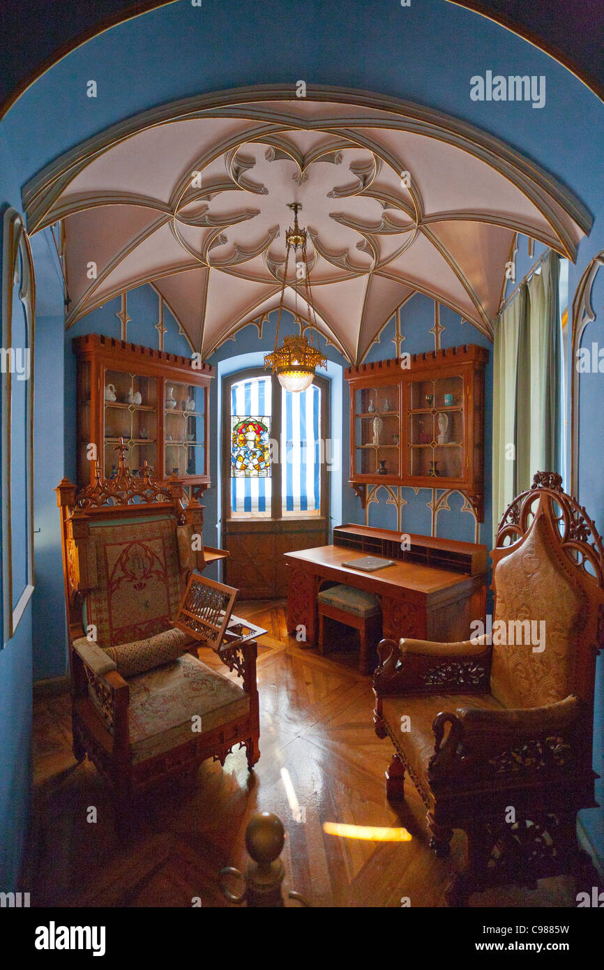Romantic germany castle interior Stock Photo - Alamy