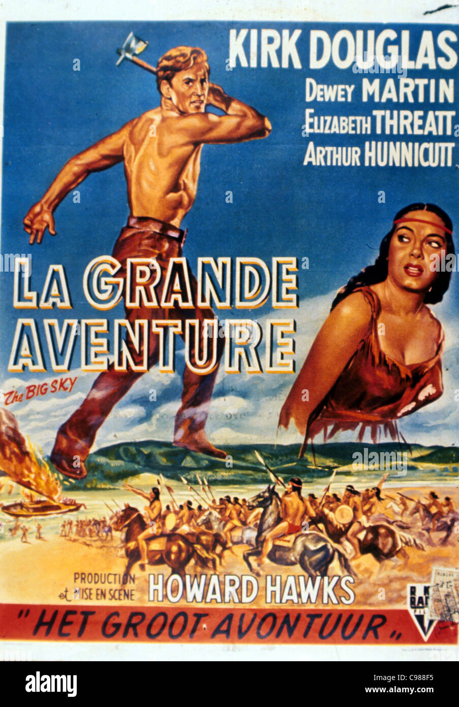 The Big Sky Year: 1952 USA Director : Howard Hawks Movie poster (Bel ...