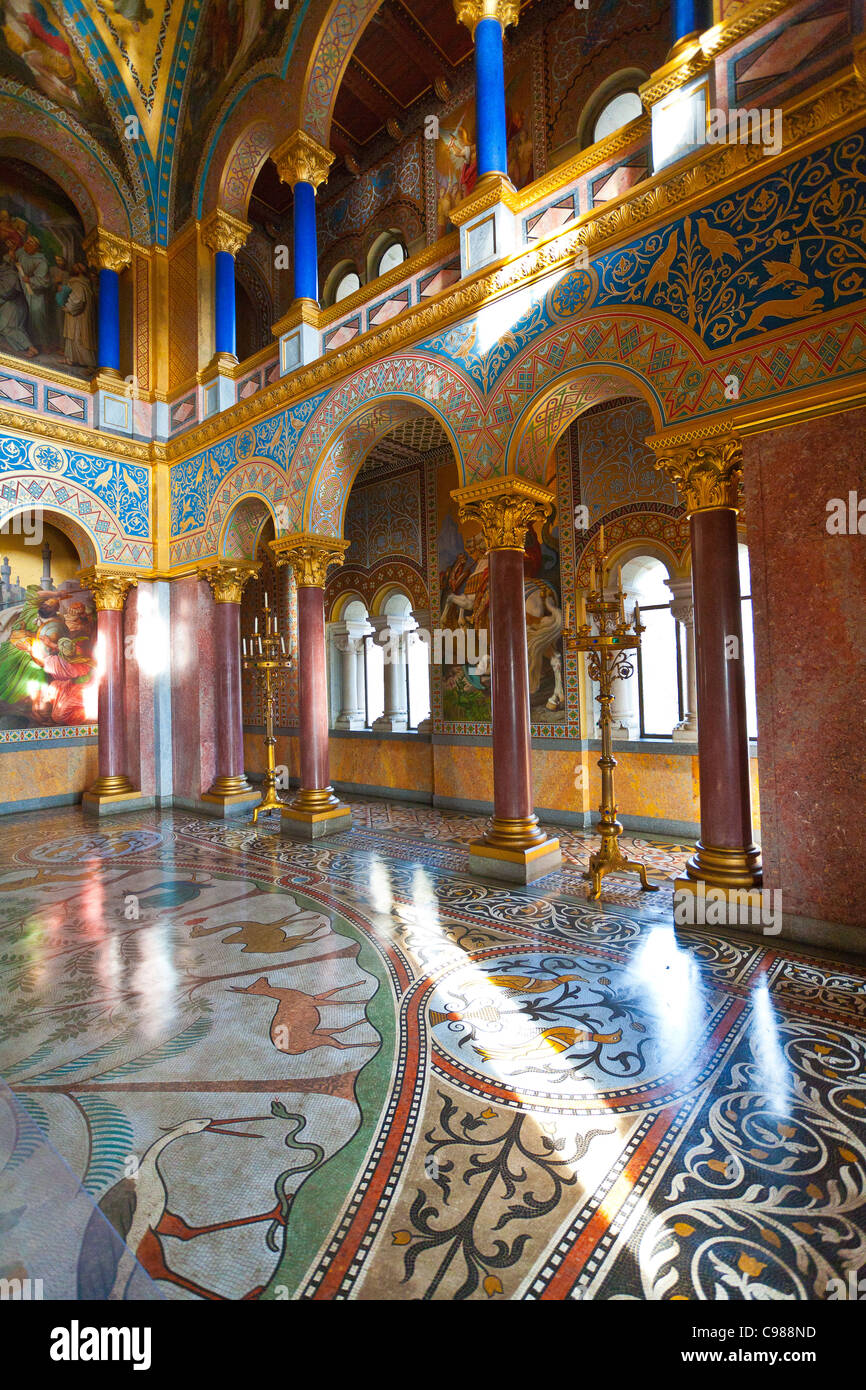 Romantic germany castle interior Stock Photo - Alamy