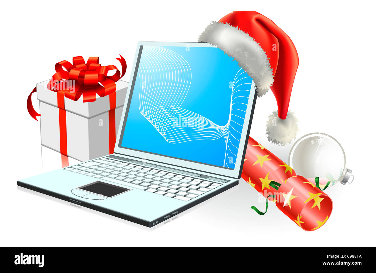 Cartoon christmas cracker Cut Out Stock Images & Pictures - Alamy