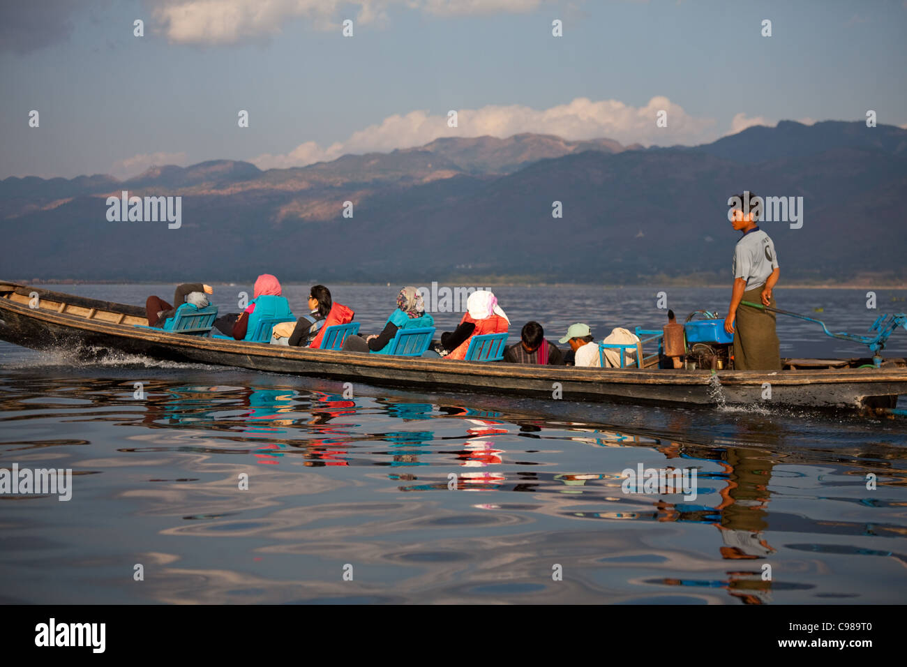Boat on Inle Lake,Myanmar Stock Photo - Alamy