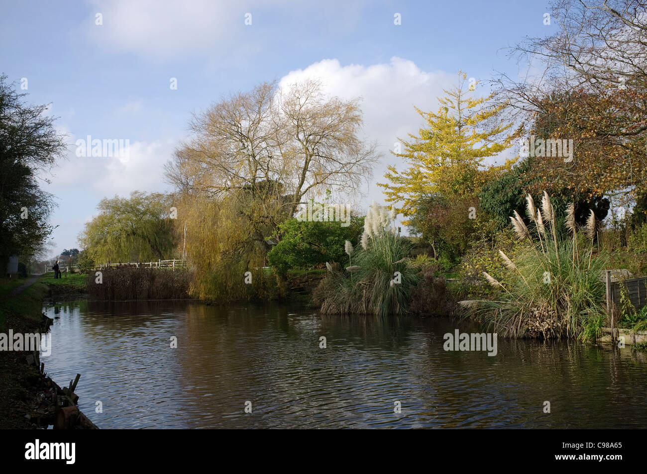 The Chichester Ship Canal at Cutfield Bridge -1 Stock Photo - Alamy