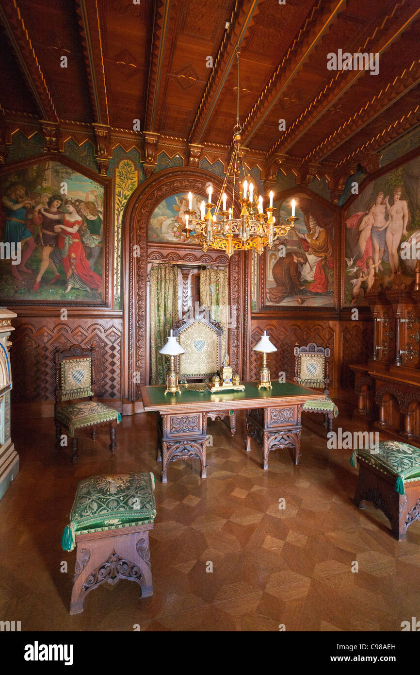 Neuschwanstein castle interior hi-res stock photography and images - Alamy