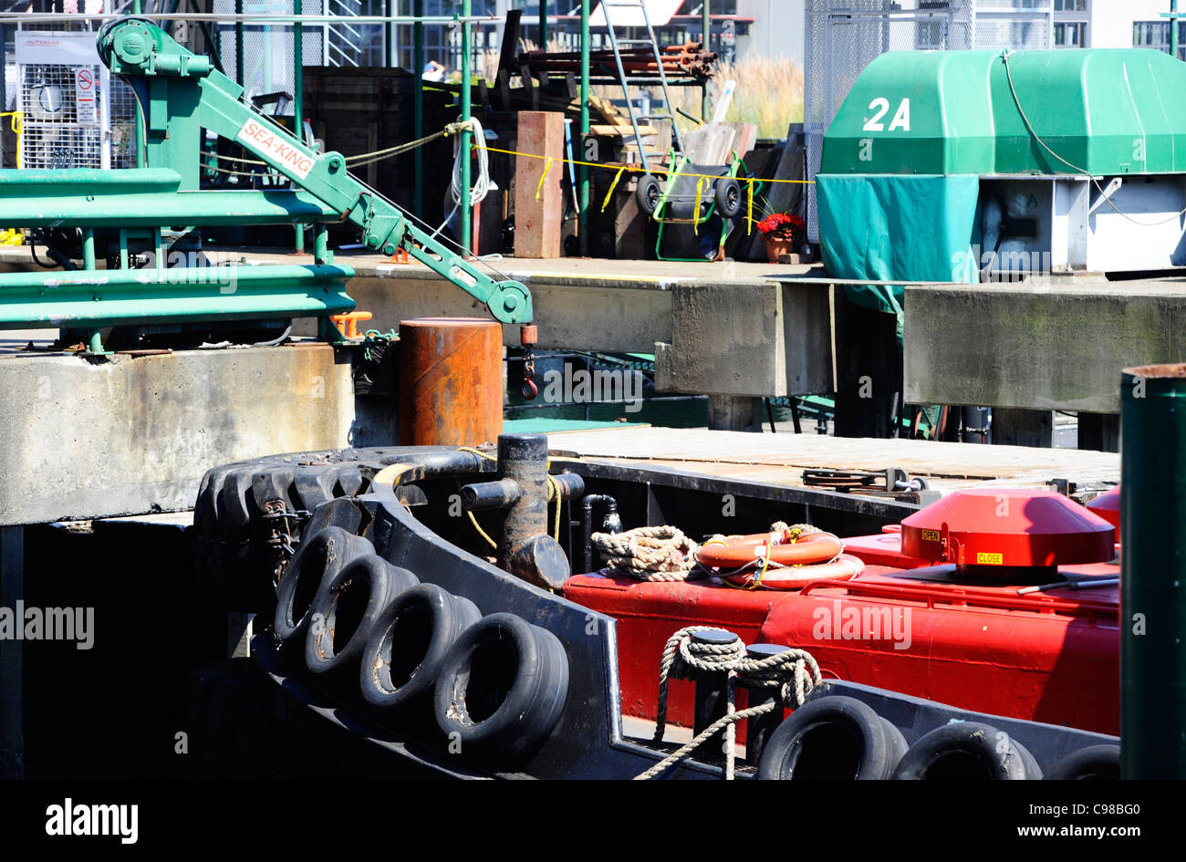 Rubber quay fenders hi-res stock photography and images - Alamy