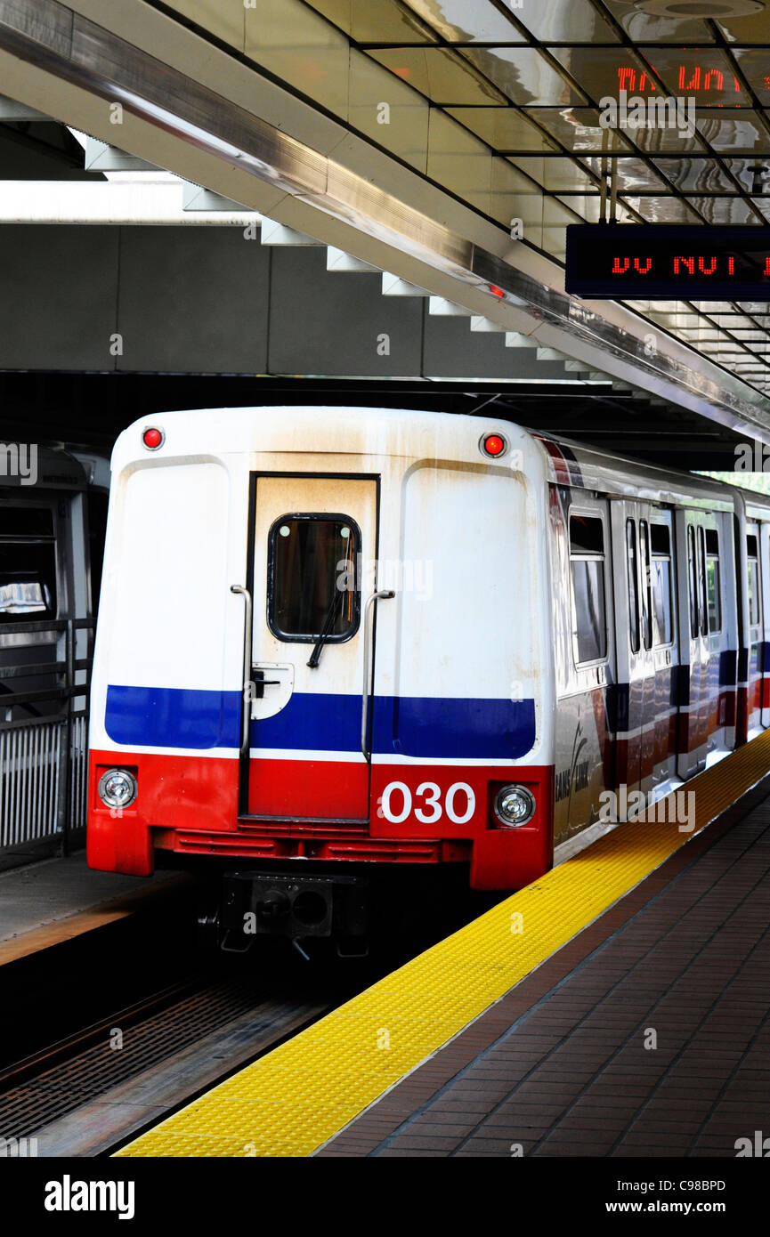 Skytrain in a Station Stock Photo - Alamy