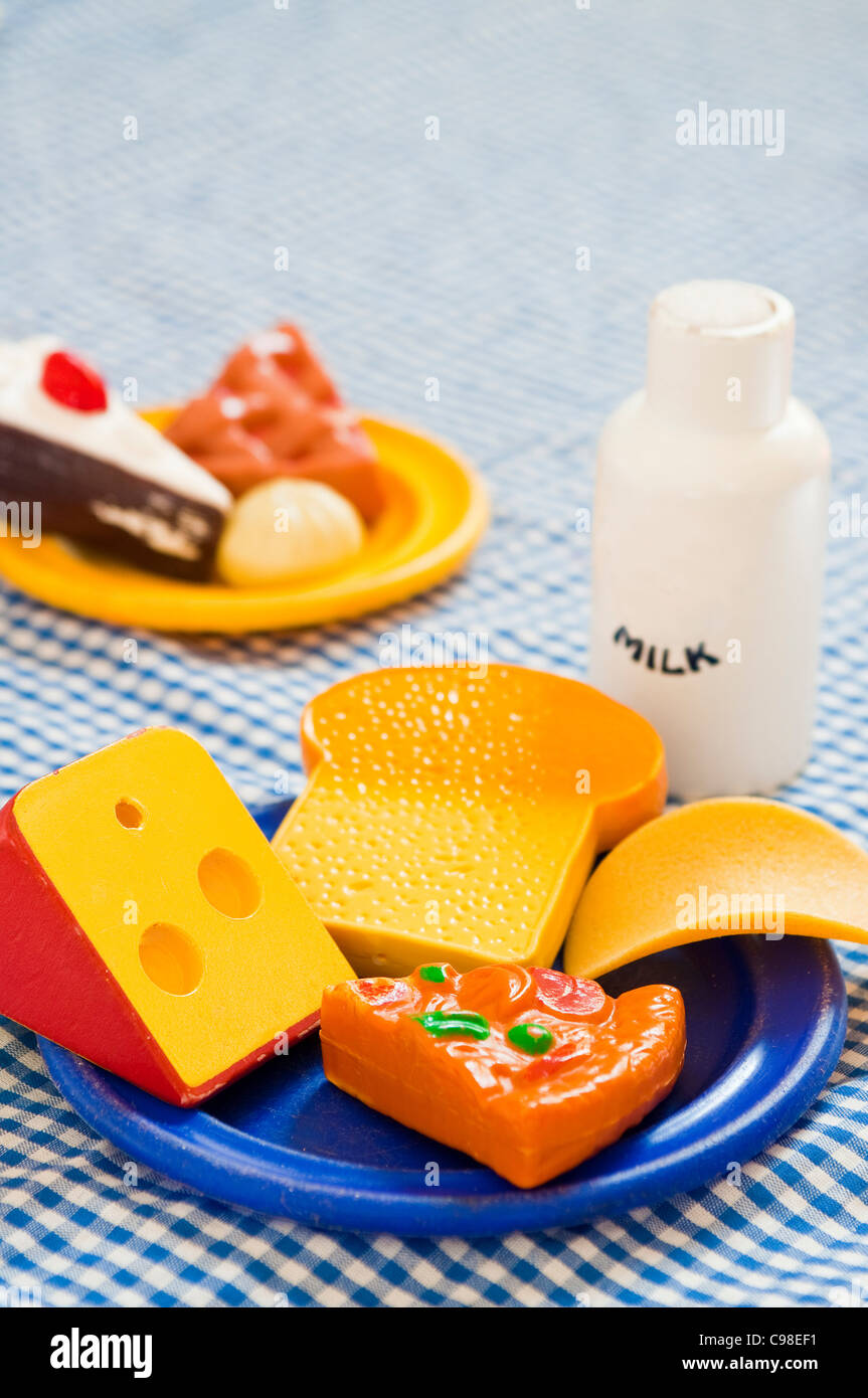 Children's play food Stock Photo - Alamy