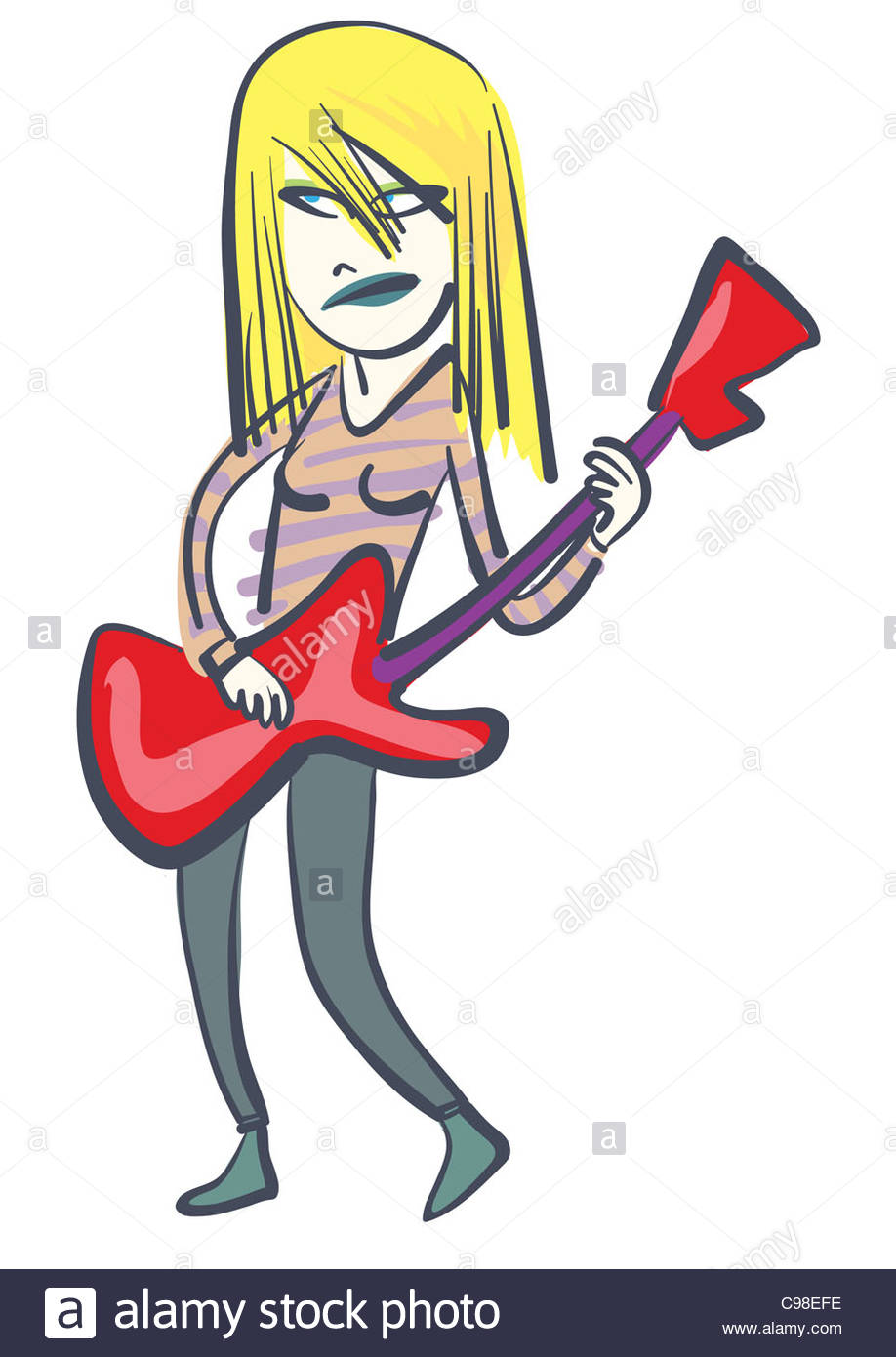 Cartoon Rock Band Stock Photos & Cartoon Rock Band Stock Images - Alamy