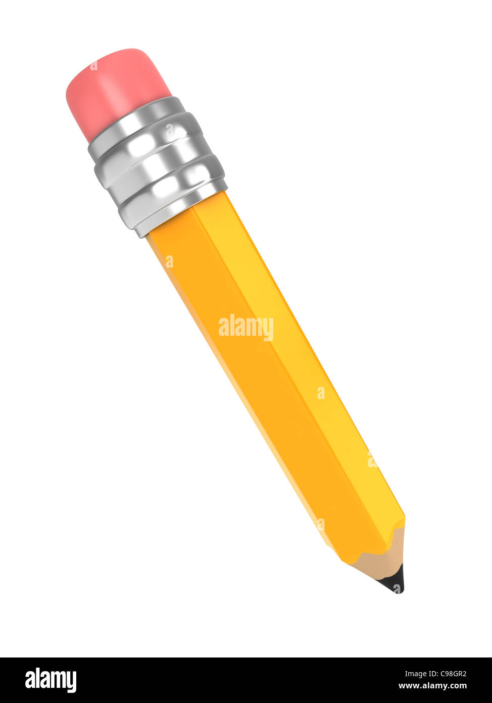 3D Illustration of a Pencil Stock Photo - Alamy