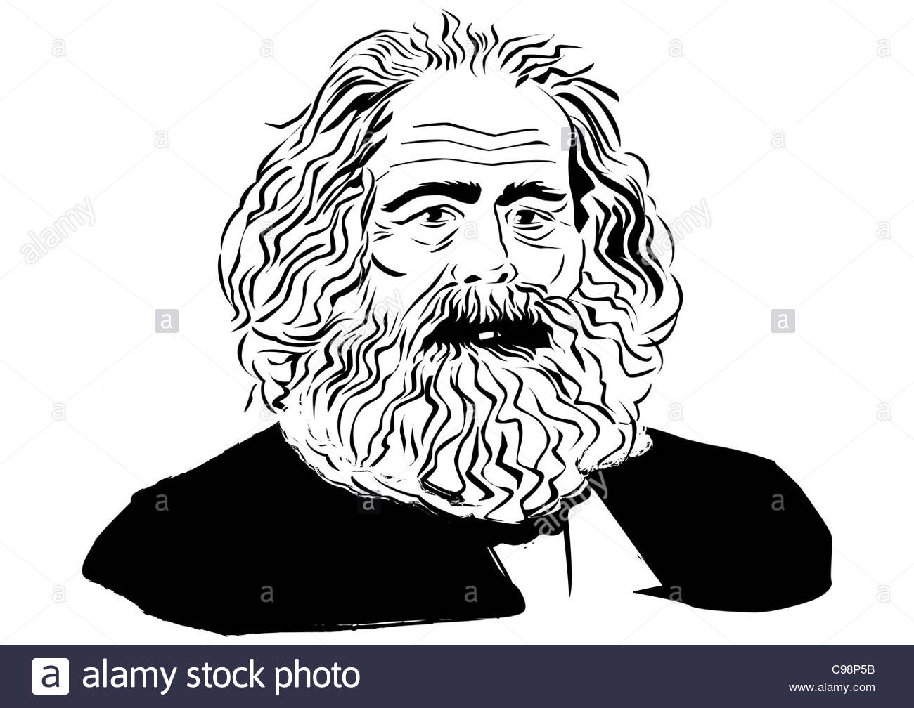 Karl Marx Black and White Stock Photos & Images - Alamy