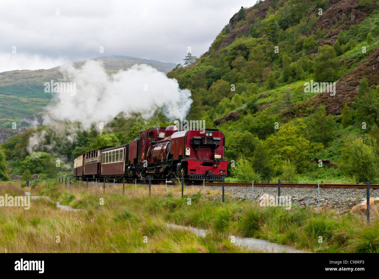 Green steam train hi-res stock photography and images - Alamy