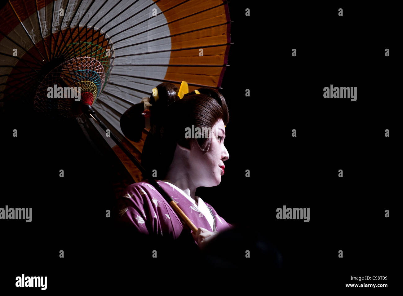 Geisha perform various traditional dances from around Japan during a ...
