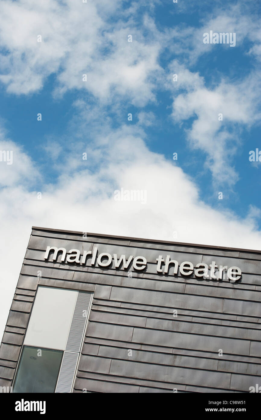 Marlowe theatre theater detail Stock Photo - Alamy