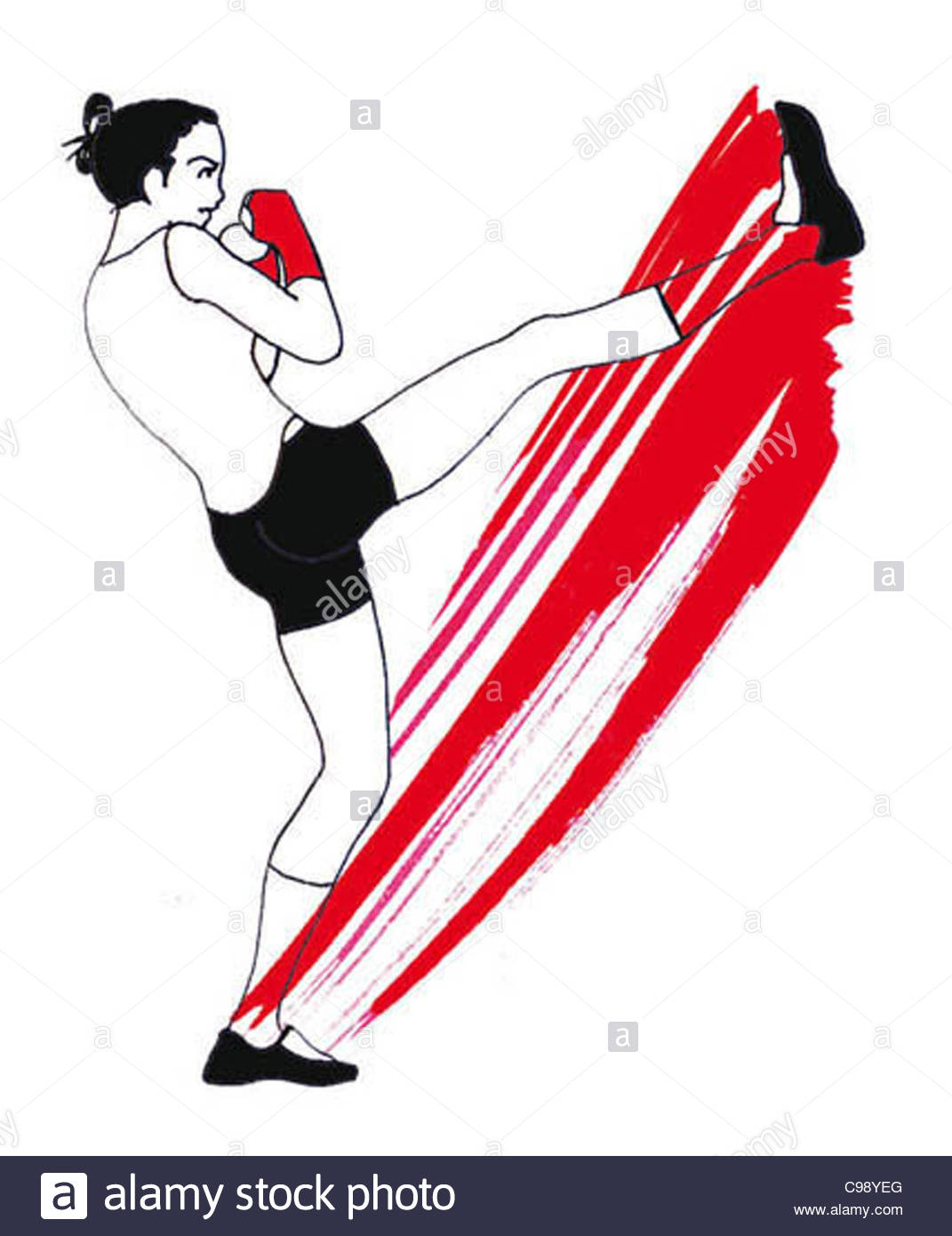 Karate Front Kick Stock Photos & Karate Front Kick Stock Images - Alamy