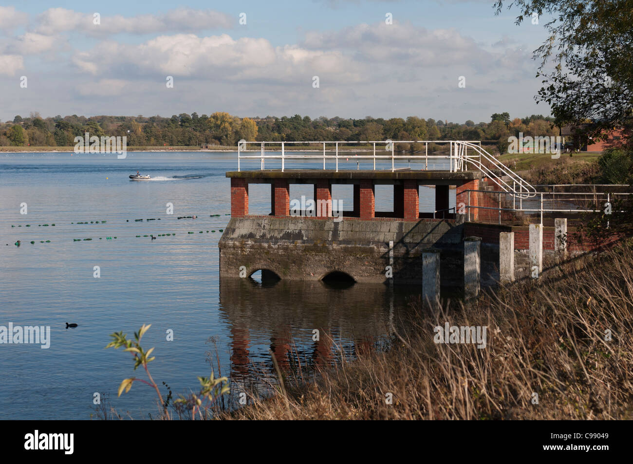 Shustoke Reservoir, Warwickshire, England, UK Stock Photo - Alamy