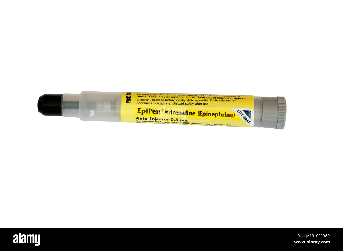 An Epipen Adrenaline Epinephrine Auto Injector for anaphylactic shock ...