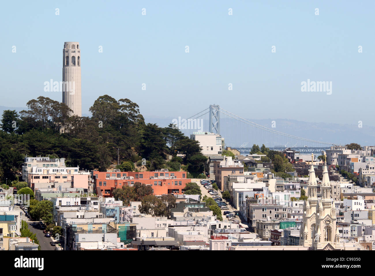 Coit Tower San Francisco California Stock Photo - Alamy