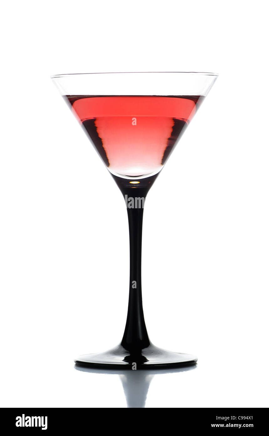 A simple drink isolated on a white background Stock Photo - Alamy