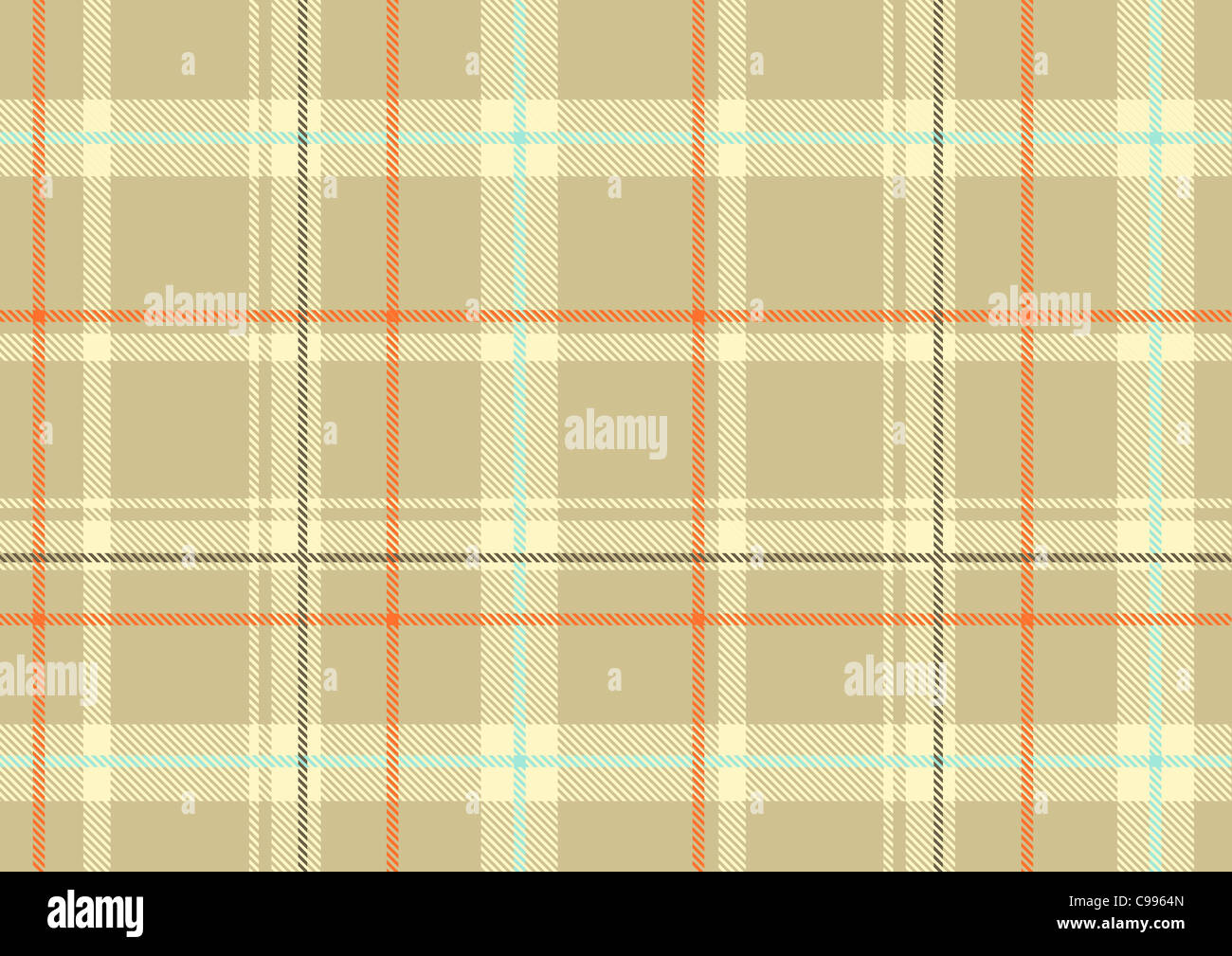 illustration of The Scottish plaid. Textured tartan background ...