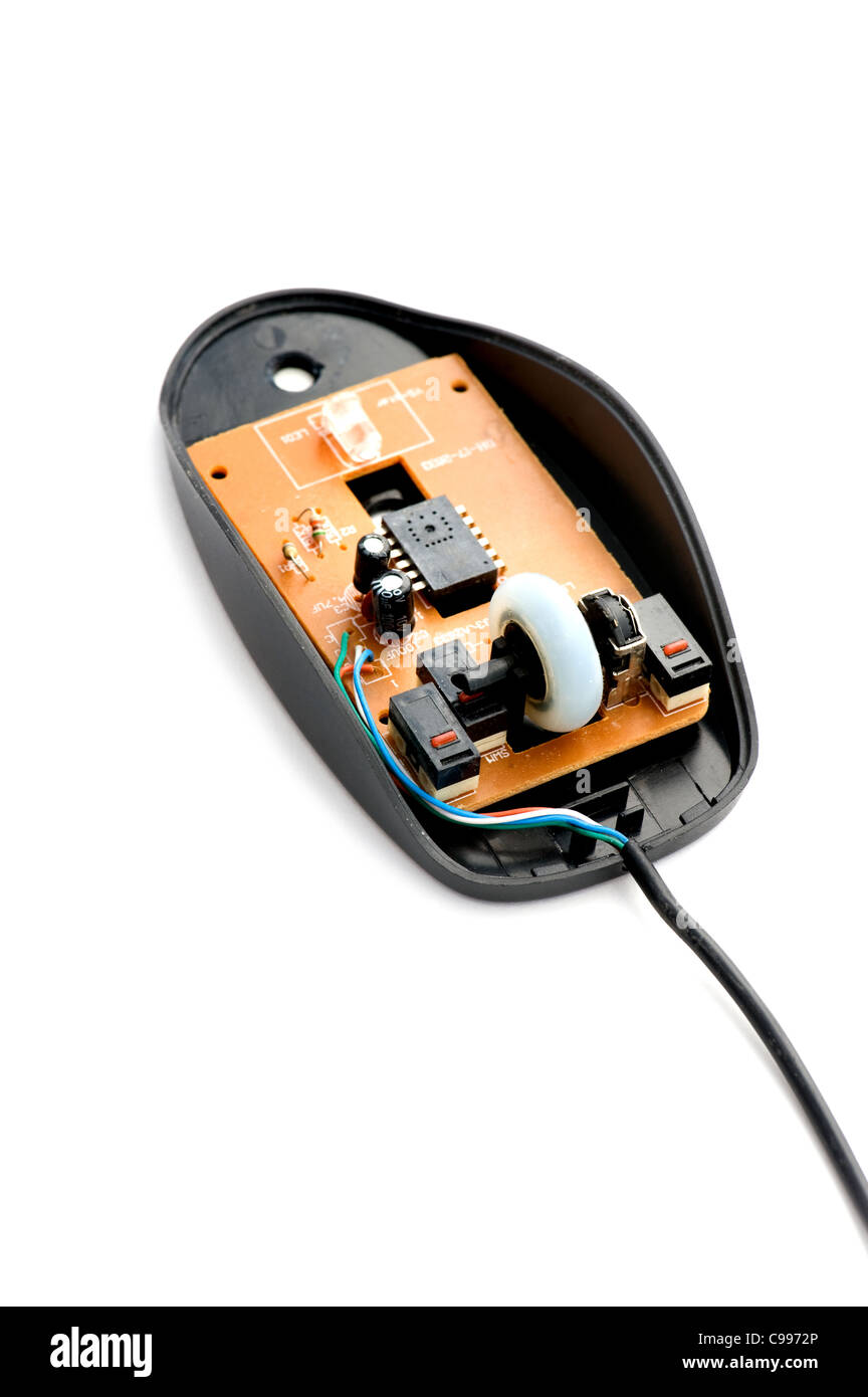 object on white - Computer Mouse close up Stock Photo - Alamy