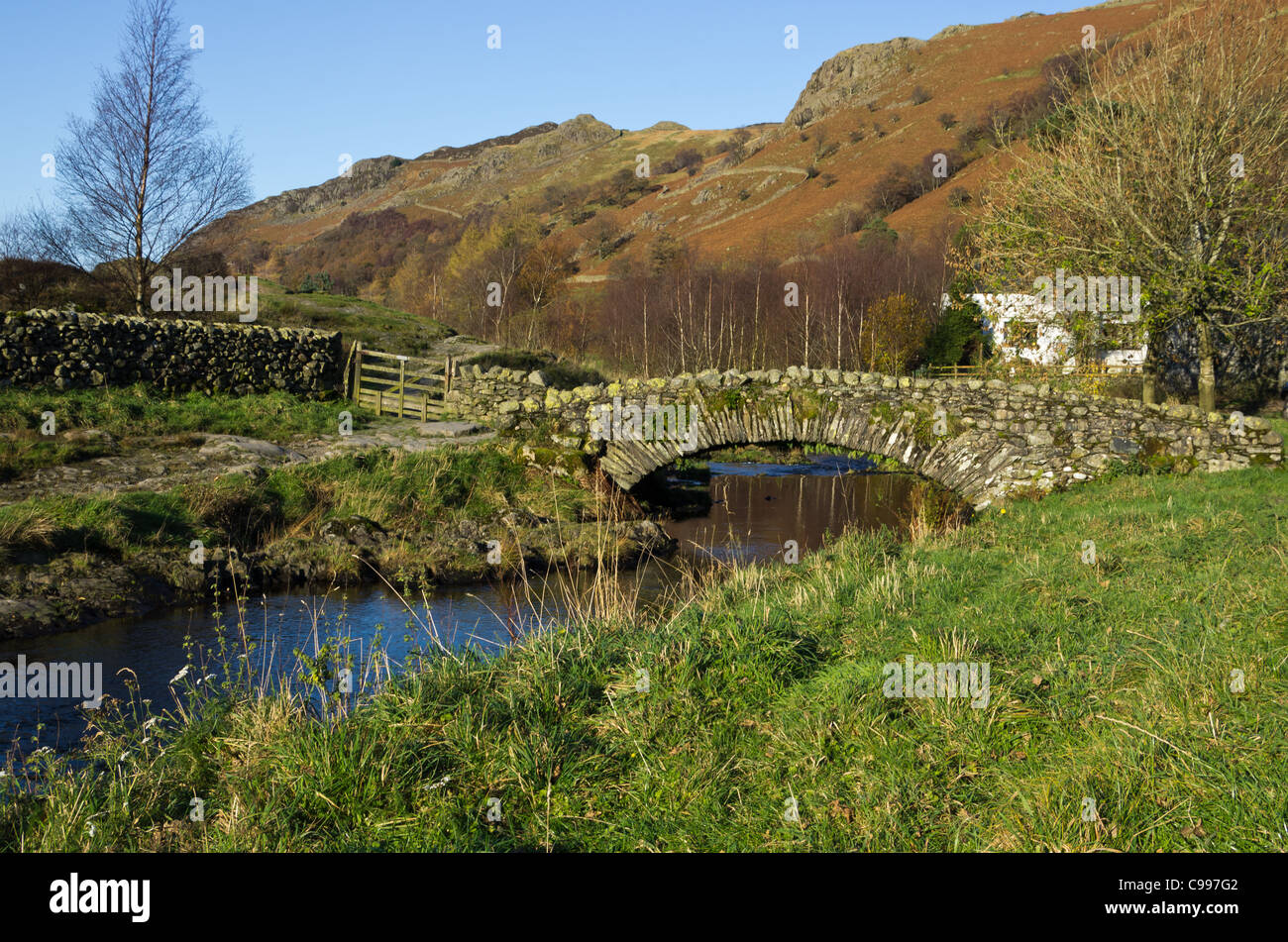 Old stone bridge at Watendlath Stock Photo - Alamy