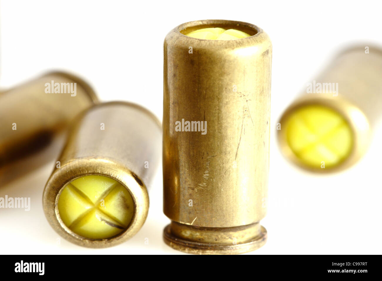 bullets on the white background Stock Photo - Alamy