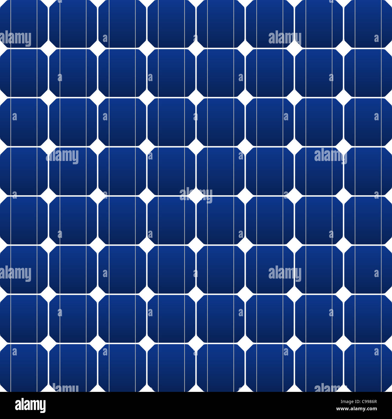 Photovoltaic panel - Flat solar panel in blue as illustration Stock ...