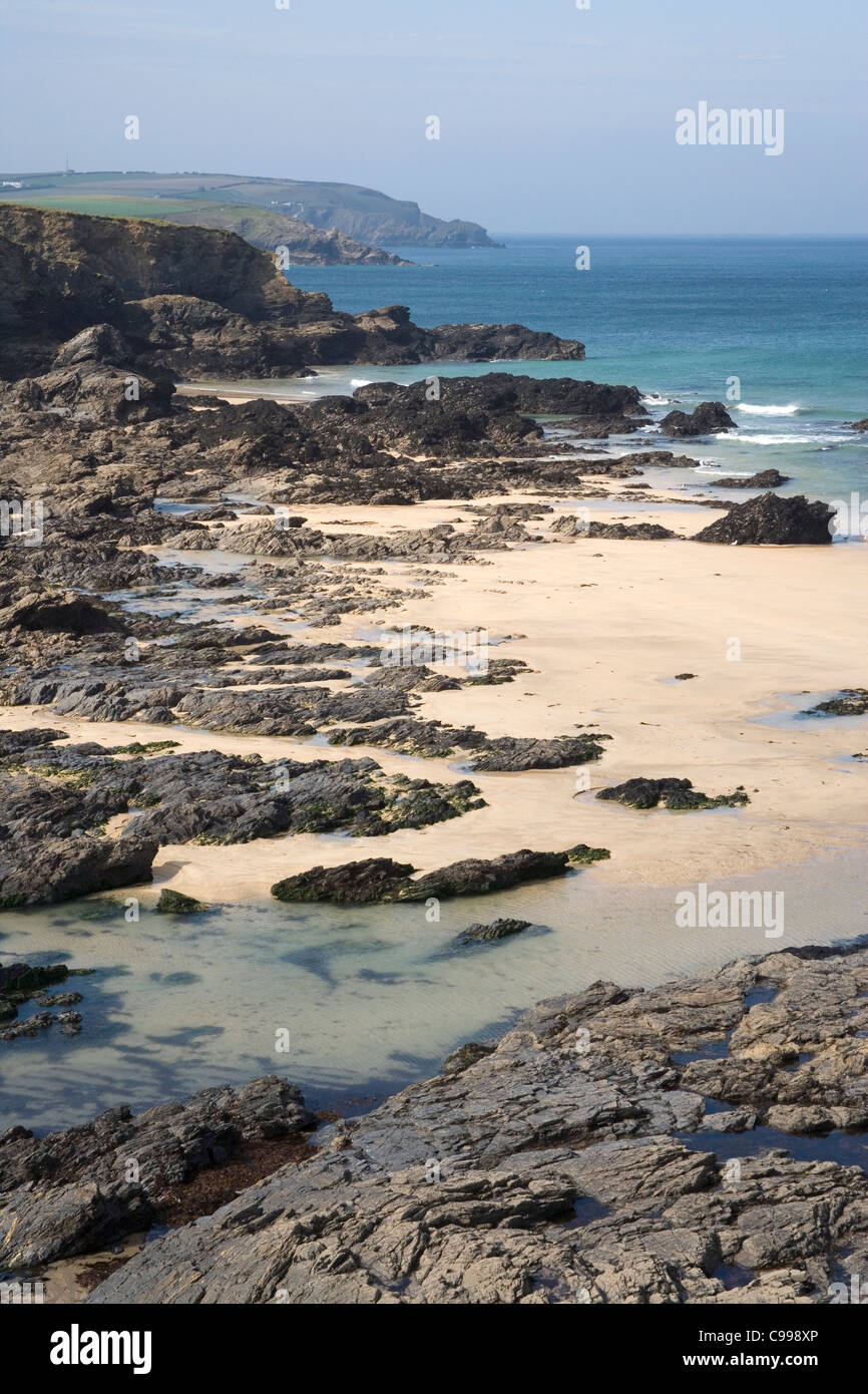 Cornwall coastline harlyn bay hi-res stock photography and images - Alamy