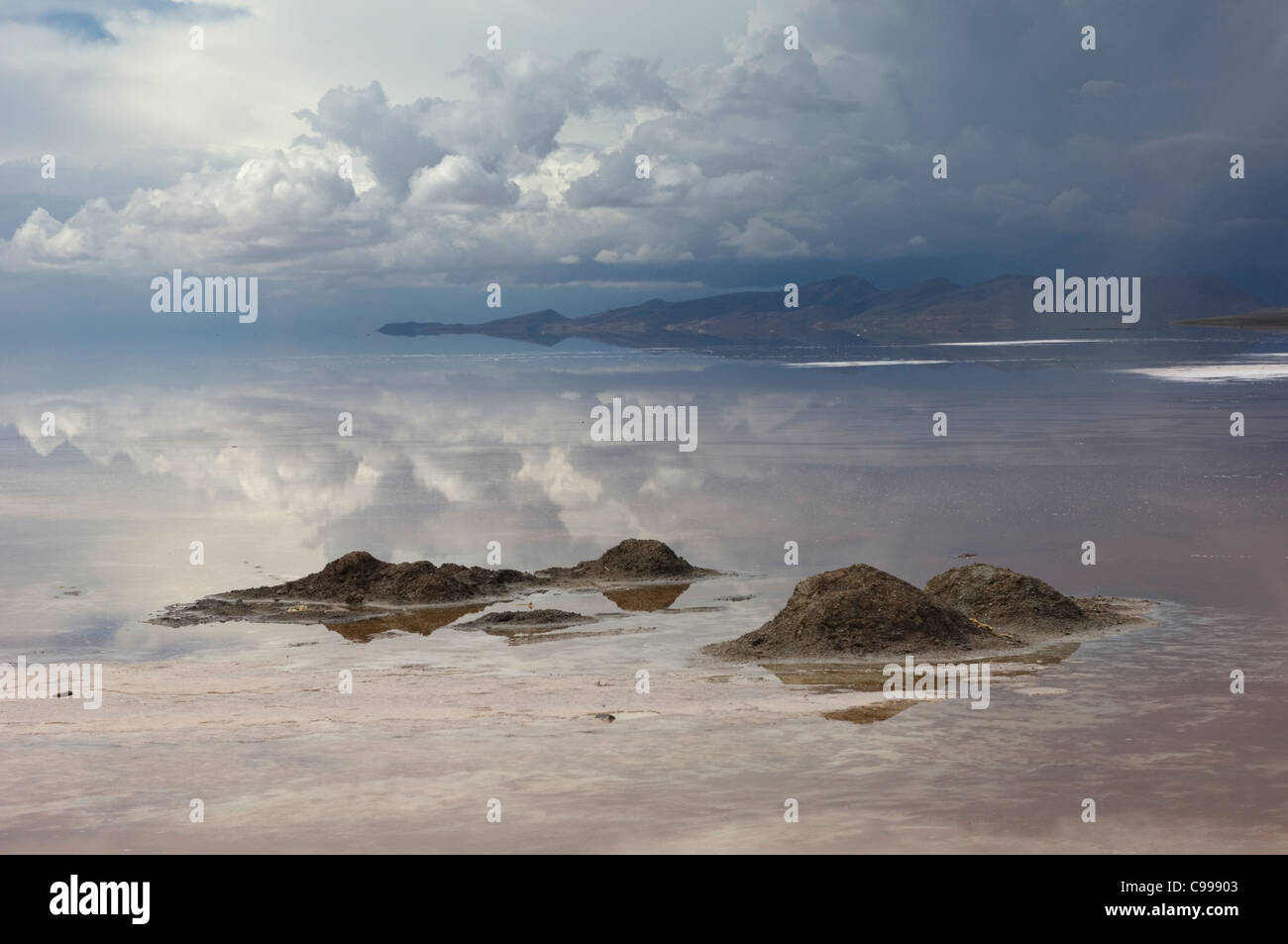 The salt flats at Uyuni are a place of great natural beauty and none ...