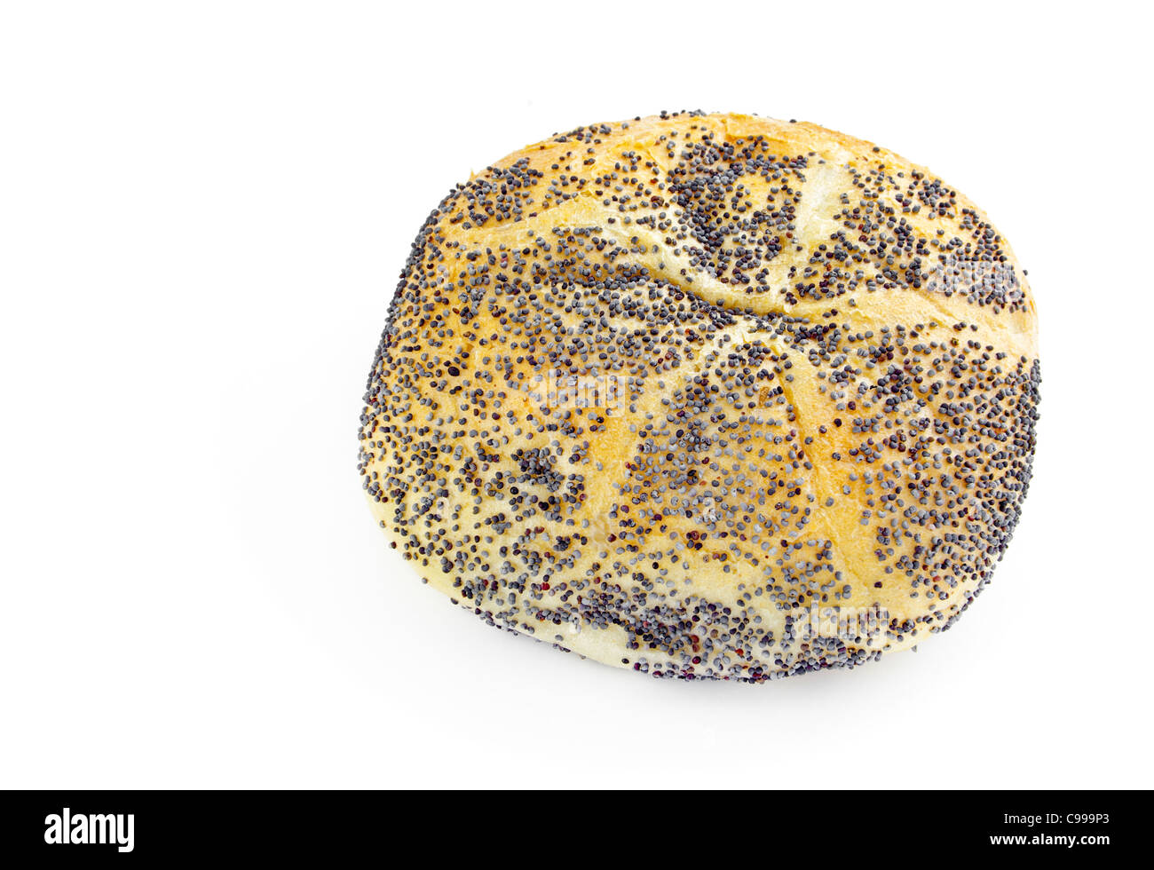 Traditional round bread isolated on a white background Stock Photo - Alamy