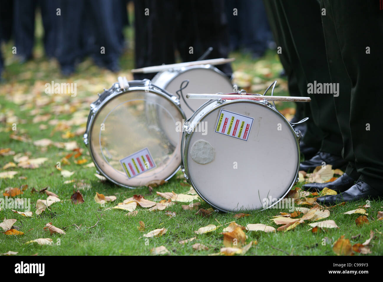 marching drums remembrance day Stock Photo - Alamy